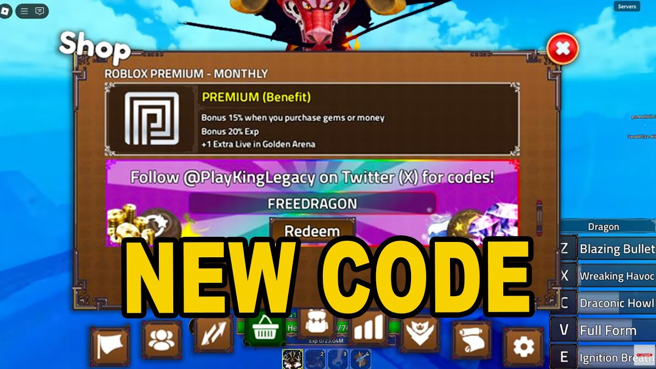 ALL NEW *WORKING CODES* IN KING LEGACY 2025 FEBRUARY | ROBLOX KING ...