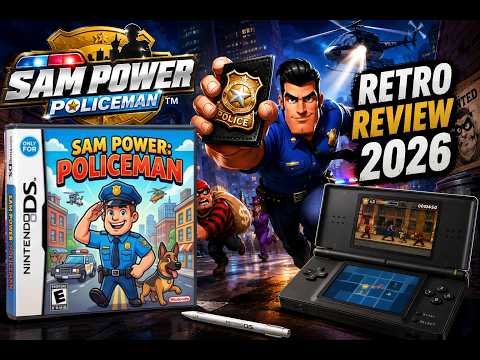 The Cop Game with No Violence! Sam Power: Policeman Retro Review Nintendo DS 2026 4K