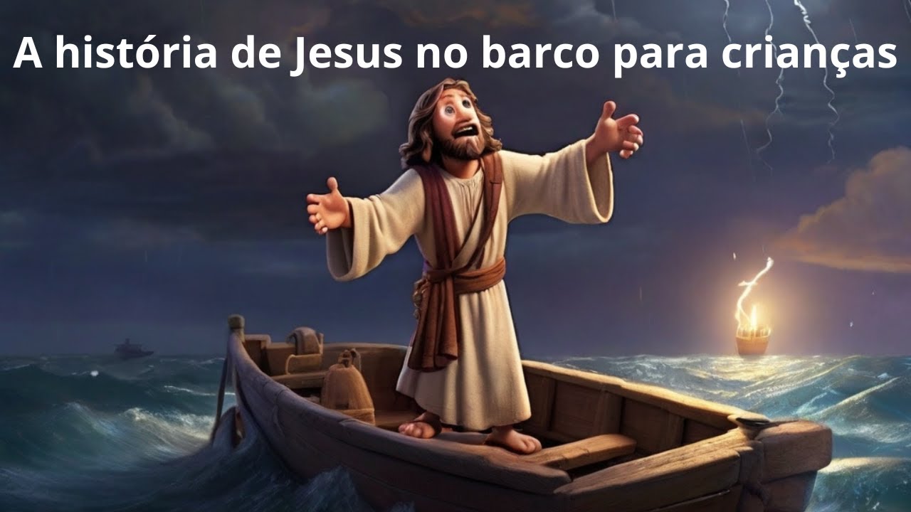A história de Jesus no barco para crianças - YouTube