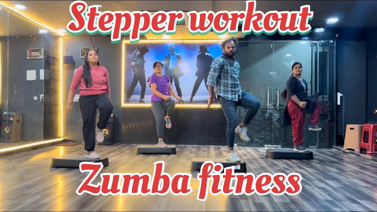 Stepper workout Zumba #zumbastepper#zumbachoreography #zumbadance # ...
