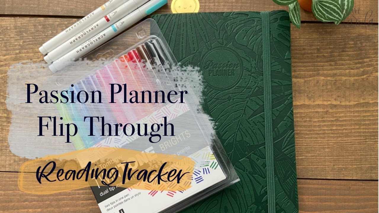 Flip Through: Passion Planner Book Reading Tracker - YouTube
