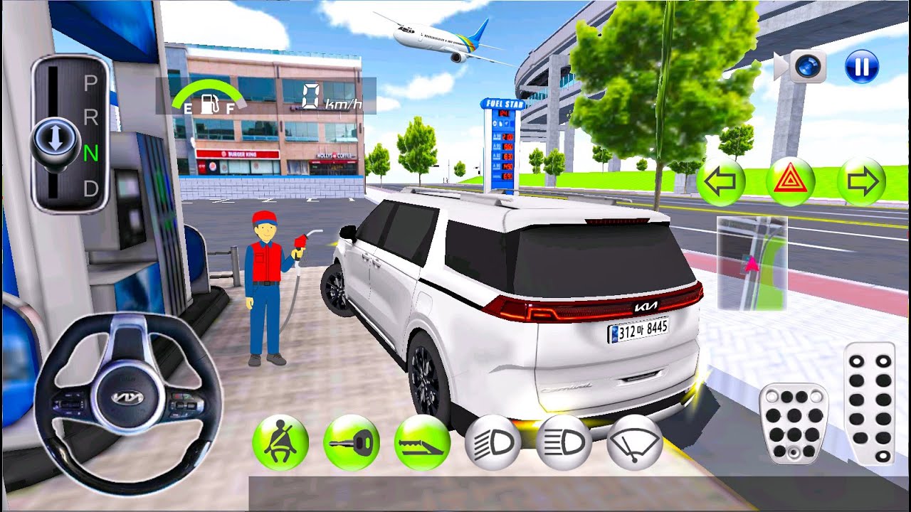 3D Driving Class Simulation 2023 - SUV Car Gas Station Driving Gameplay ...