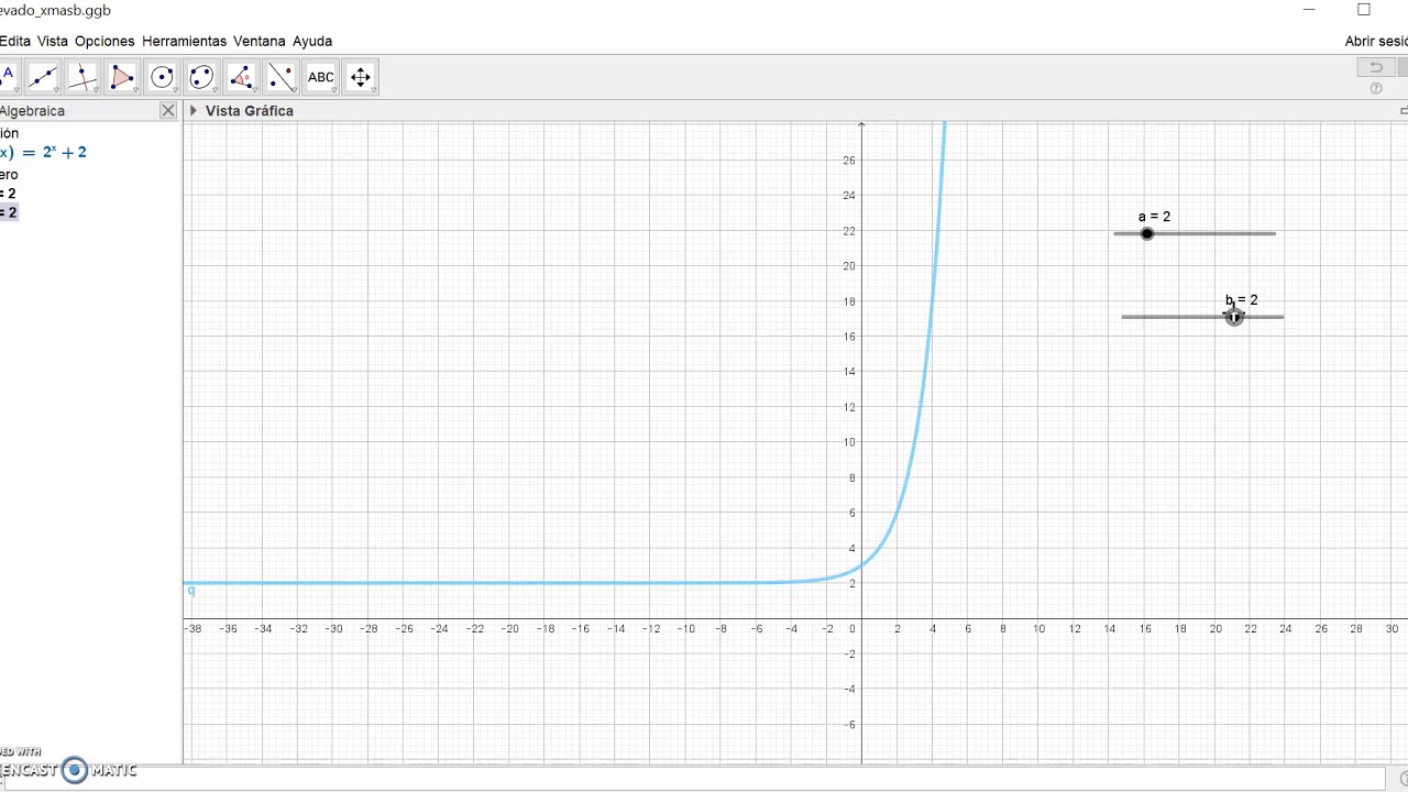 Función exponencial desplazada1 - YouTube