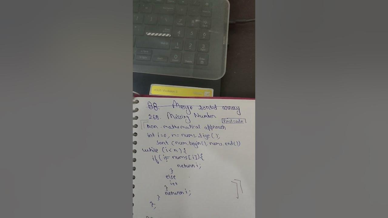 268. missing number #leetcode #dsa #computerscience #programming #coding #question - YouTube