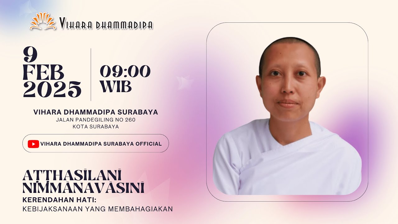 Atthasilani Nimmanavasini - Puja Bakti Minggu - Vihara Dhammadipa ...