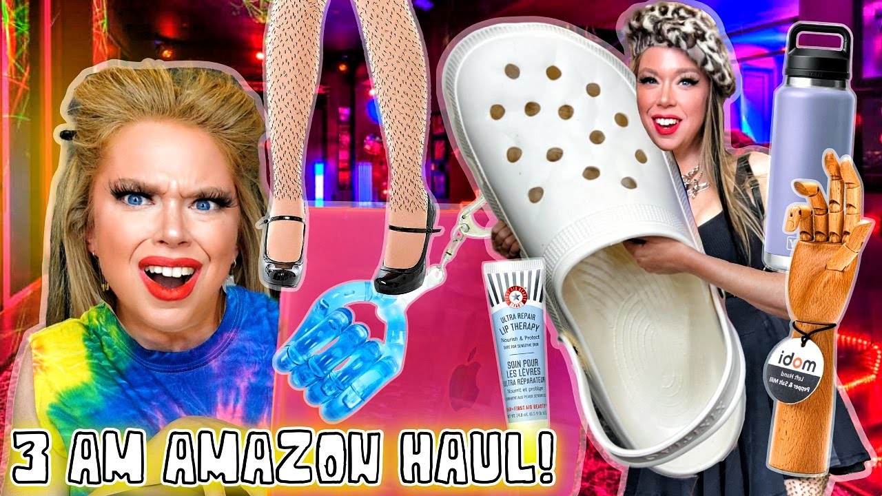 Unboxing & Testing Weird Amazon Items I Bought At 3AM! - YouTube