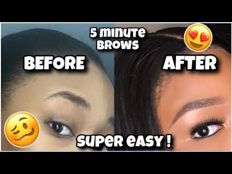 HOW TO SLAY YOUR BROWS EASY BEGINNER FRIENDLY | INSTAGRAM BADDIE BROWS ...