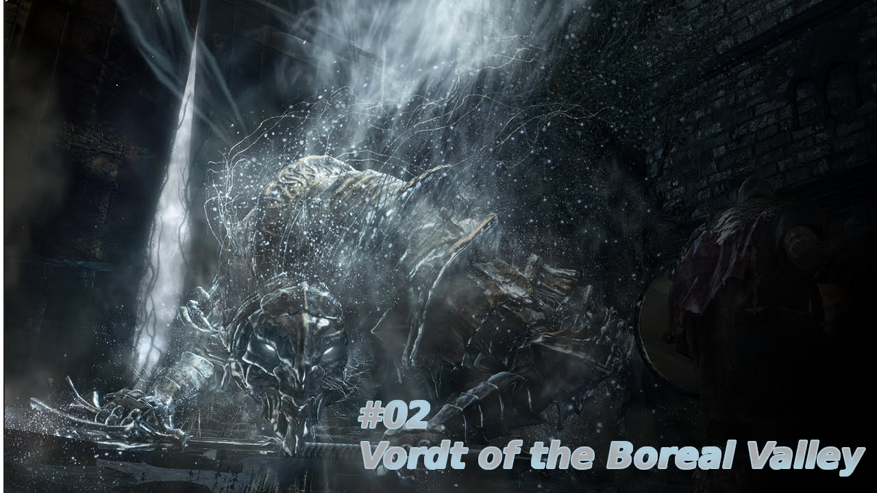 Dark Souls 3 - Vordt of the Boreal Valley - Boss (Blind) - YouTube
