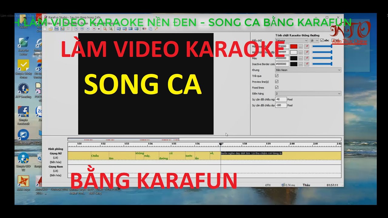 Hướng Dẫn Làm Video Karaoke Bằng Karafun (Song ca) - YouTube
