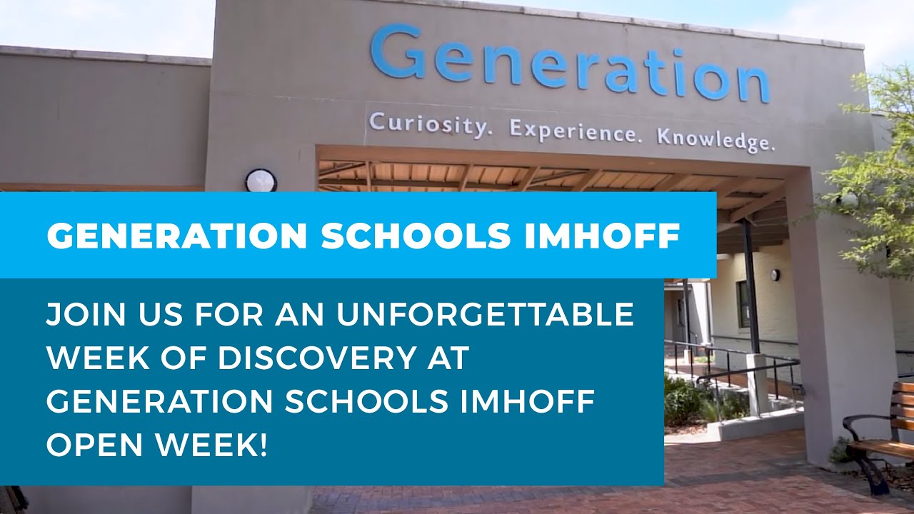 Generation Schools Imhoff Open Week! - YouTube