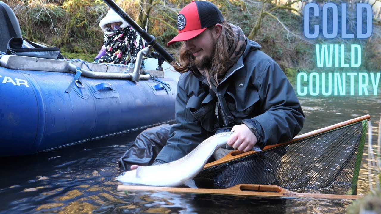 Wild Steelhead In Wild Country (Raft Fishing GORGEOUS Waters) - YouTube