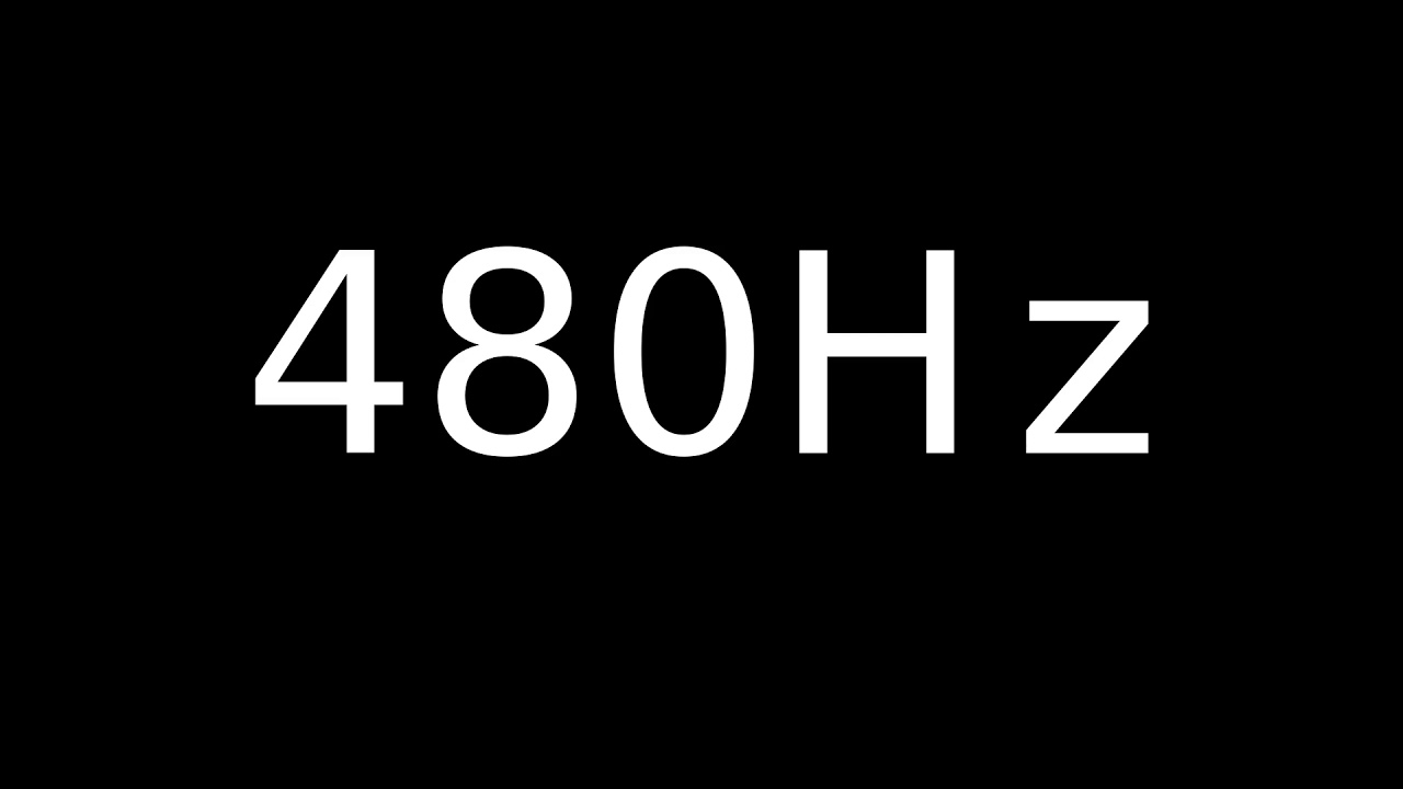Speaker Sound Test 480Hz - YouTube