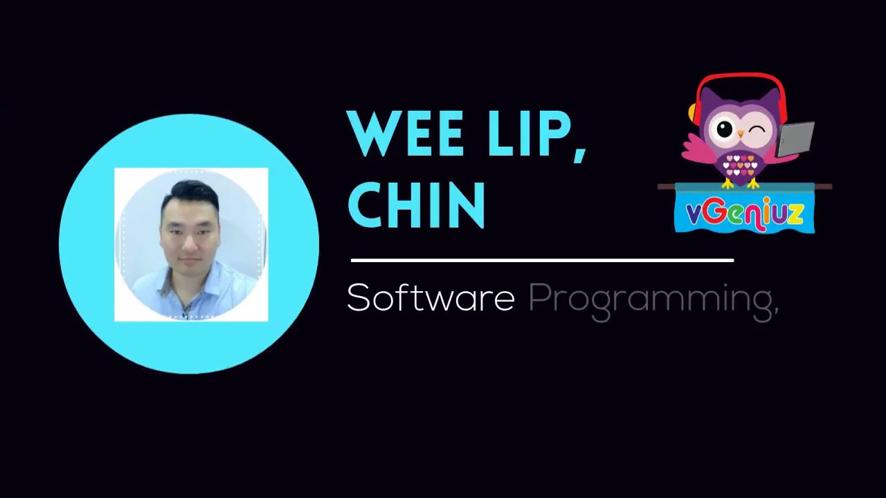 Learning Programming via online with Mr Wee Lip - YouTube