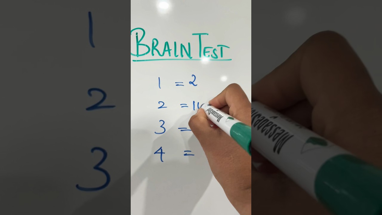 Brain Test-Maths #calculation #shortvideo #2024 #braintest #maths # ...
