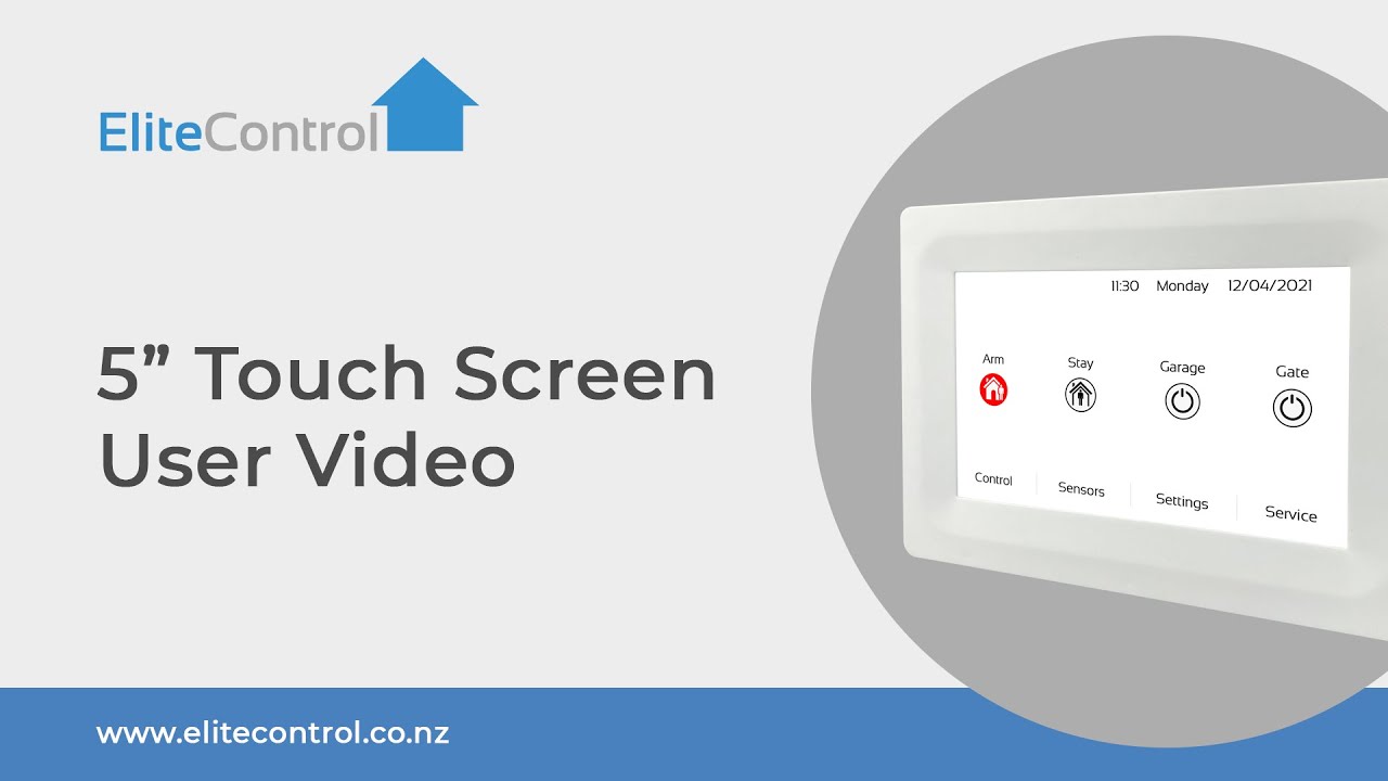 EliteControl - EC TOUCH - User Video - YouTube