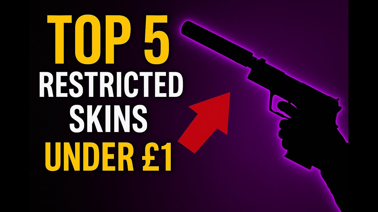 Top 5 Restricted Skins in CS2 for Under £1 | Budget Skin Picks - YouTube