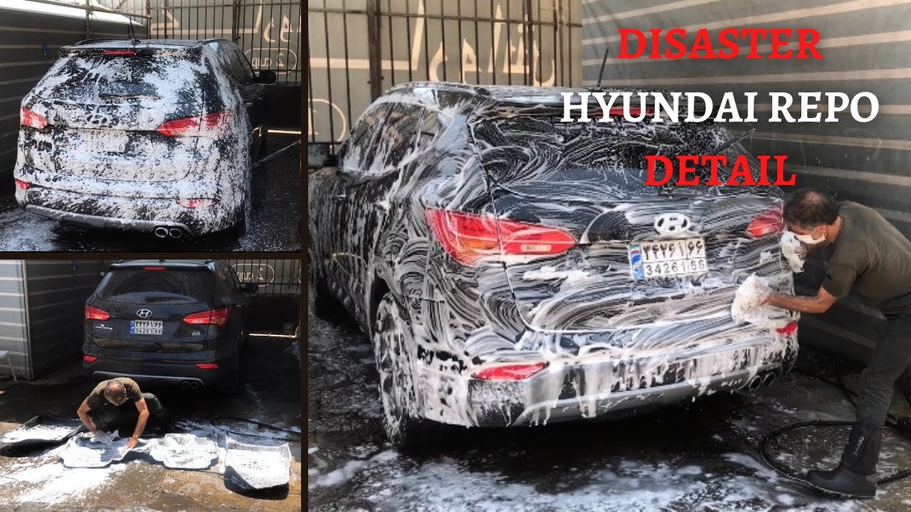 Deep Cleaning A Disaster REPO Hyundai | Insane Car Detailing Interior ...
