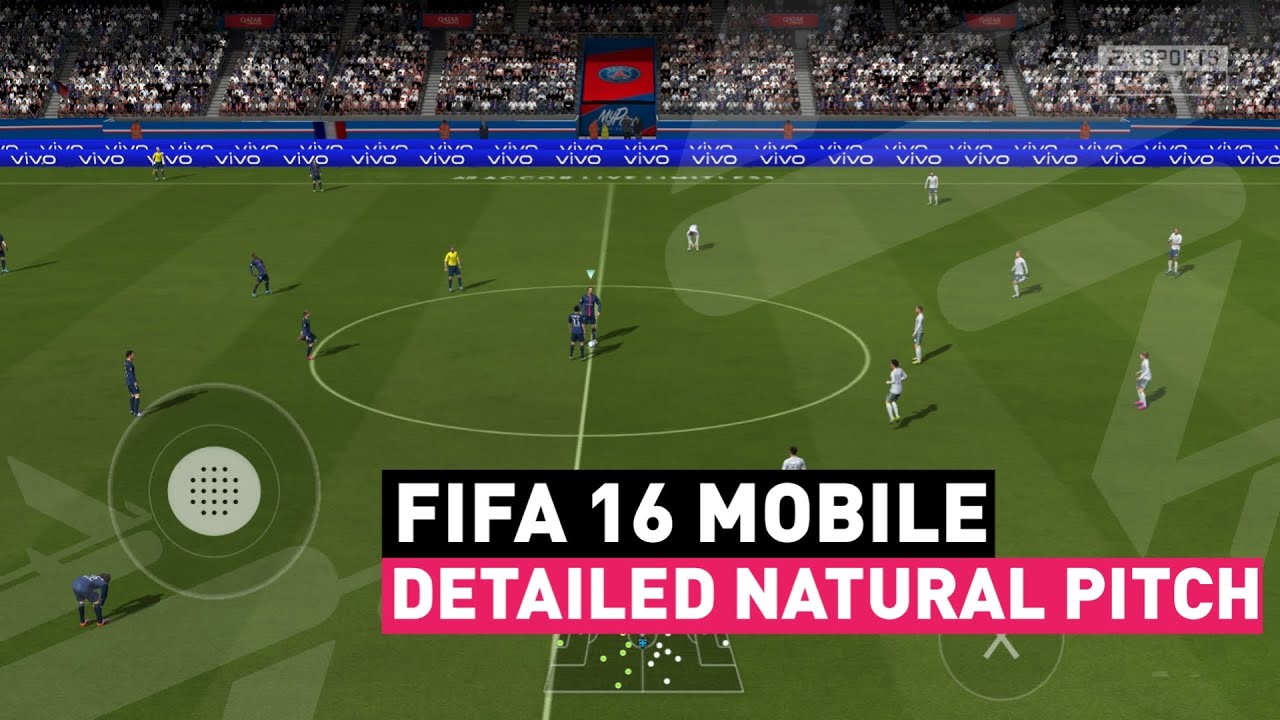 DETAILED NATURAL TURF PITCH | FIFA 16 MOBILE - YouTube