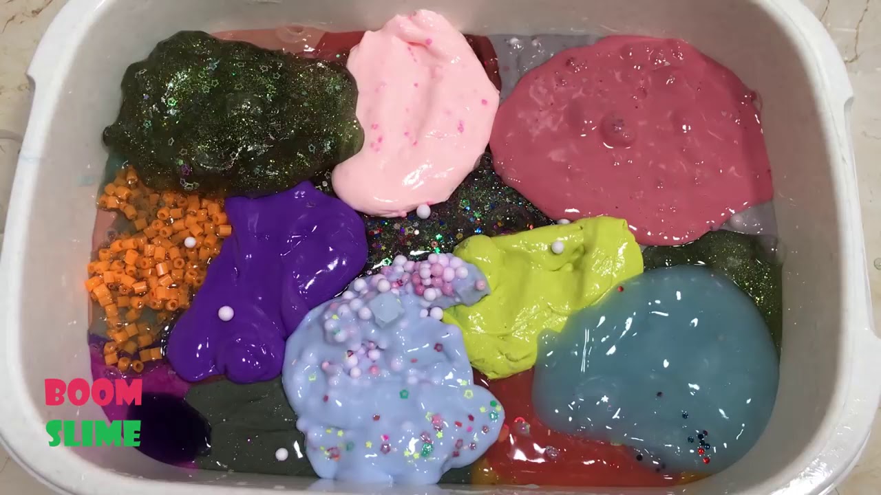 BOOM SLIME VIDEOS #7 ALL MY SLIME SLIME SMOOTHIE - YouTube