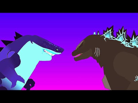 Godzilla VS Sharkjira | Shark Kaiju Against King Of The Monsters | STICKNODES PRO