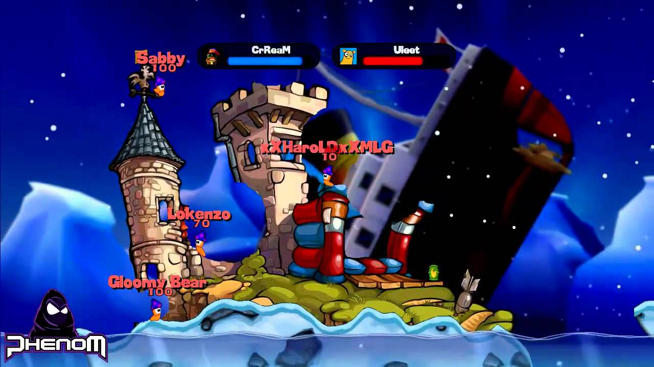 Uli Lies To CrReaM [Worms Armageddon] - YouTube