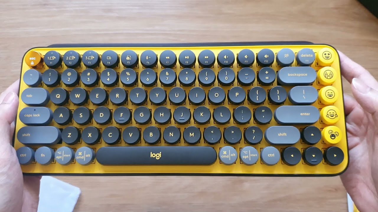 Logitech Pop Keys Multi-Device Mechanical Keyboard - YouTube