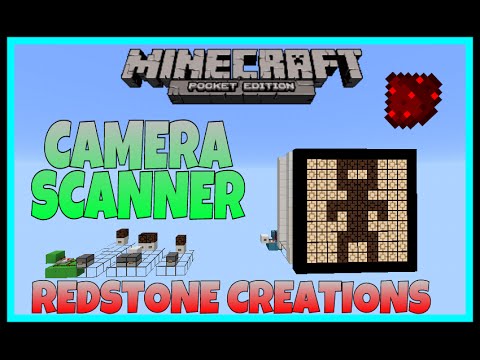 Mcpe Camera Scanner - Mcpe Redstone Creations - YouTube