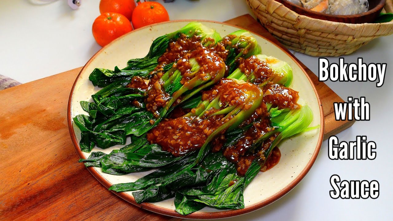 The best Chinese style Bokchoy | Bokchoy stir fried in Garlic Sauce 😋 ...
