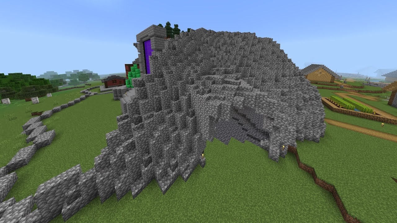 Continuing the 2nd mountain base addition in my survival world (part 9 ...