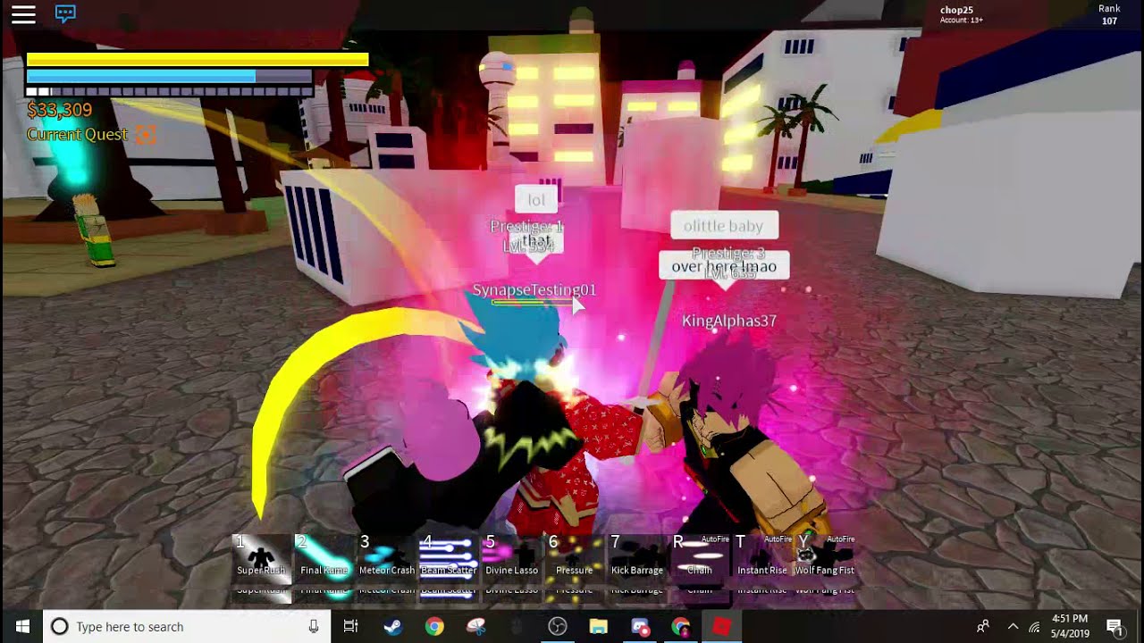 God mode hacker on dragon ball Z final stand (Roblox - YouTube