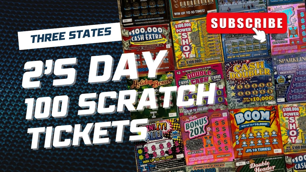 2’s-Day!! 100 LOTTERY SCRATCH TICKETS LIVE - YouTube
