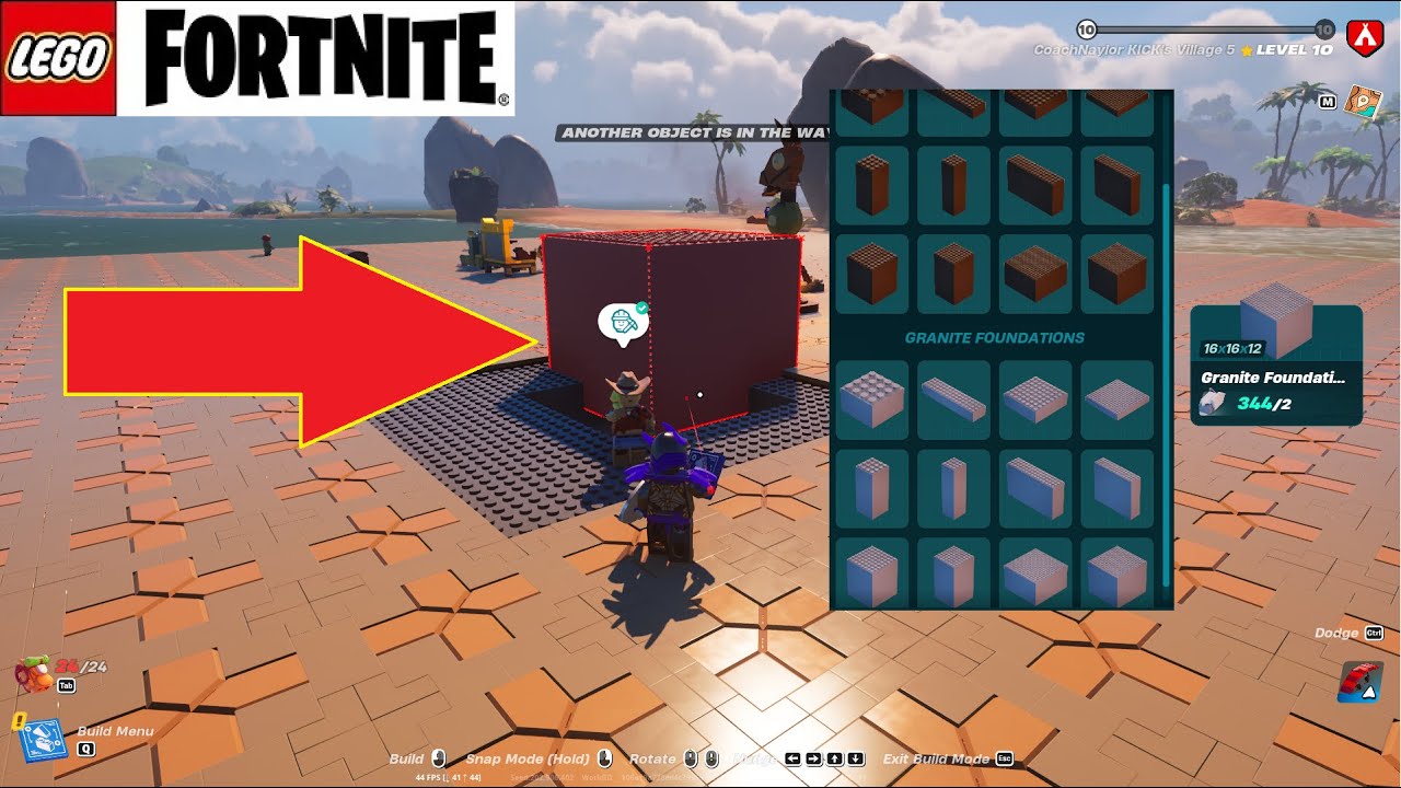 Lego Fortnite- Unlock ALL Foundation Pieces In Survival Mode(Including ...