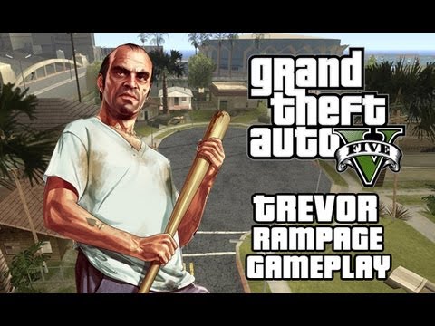 Grand Theft Auto 5 | Trevor Rampage Gameplay - YouTube