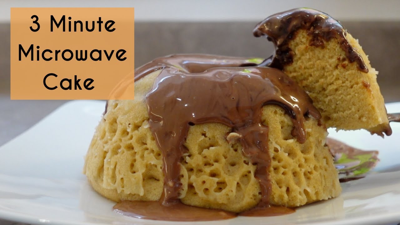 3 MINUTE MICROWAVE CAKE | QUICK & EASY COOKING | Kerry Whelpdale - YouTube