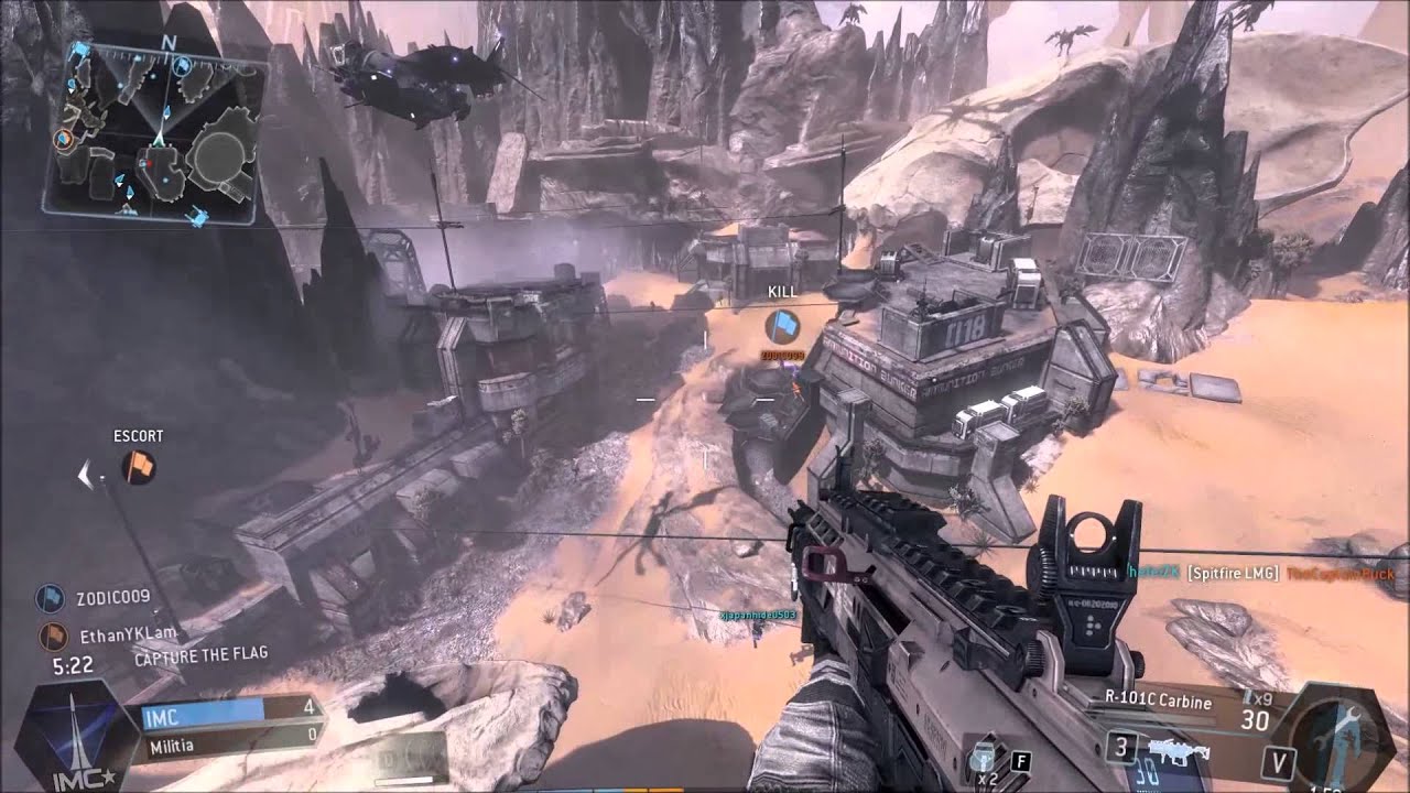 Titanfall Jump Kicks 6 - Fastest CTF Match - YouTube
