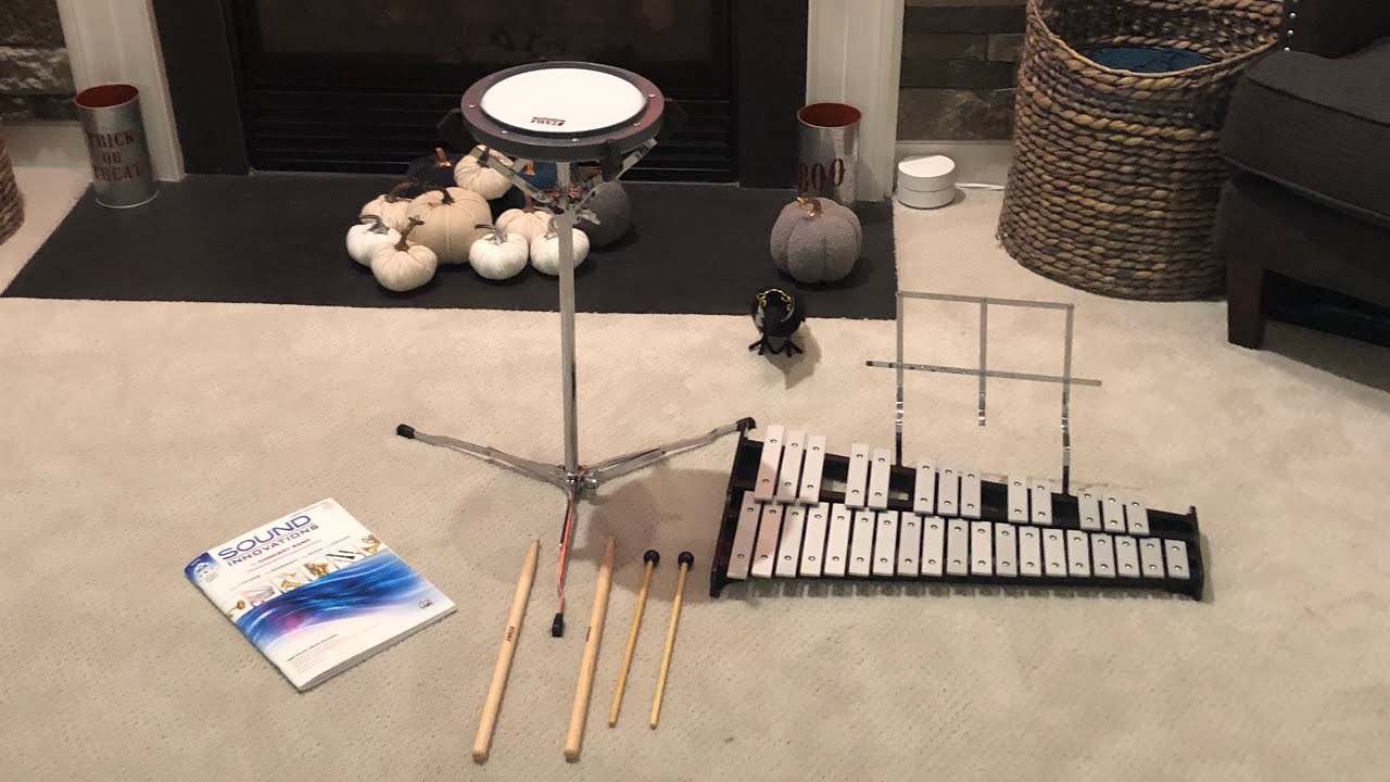 Setting up my band section! - YouTube