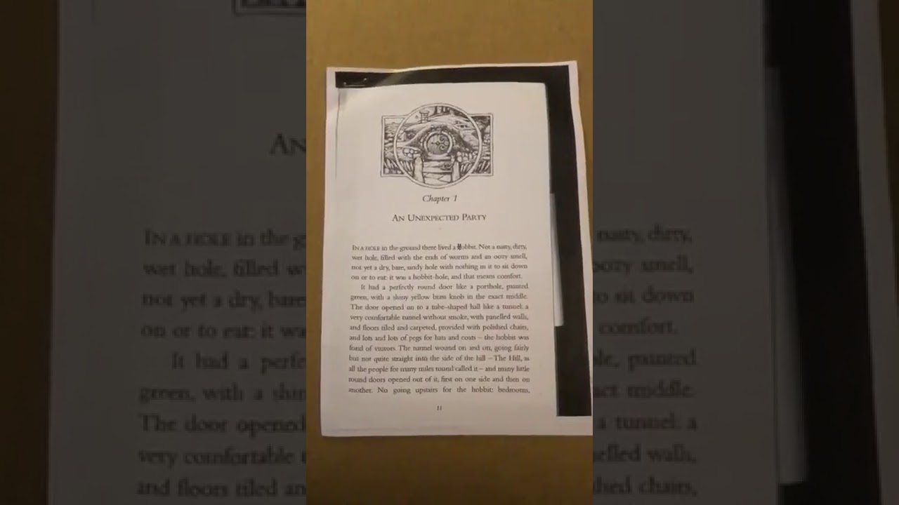 The Hobbit Chapter 1 - YouTube