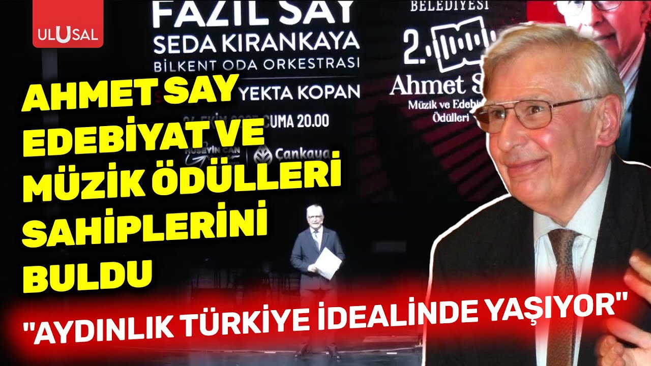 Ahmet Say Edebiyat ve Müzik Ödülleri sahiplerini buldu! "Aydınlık ...