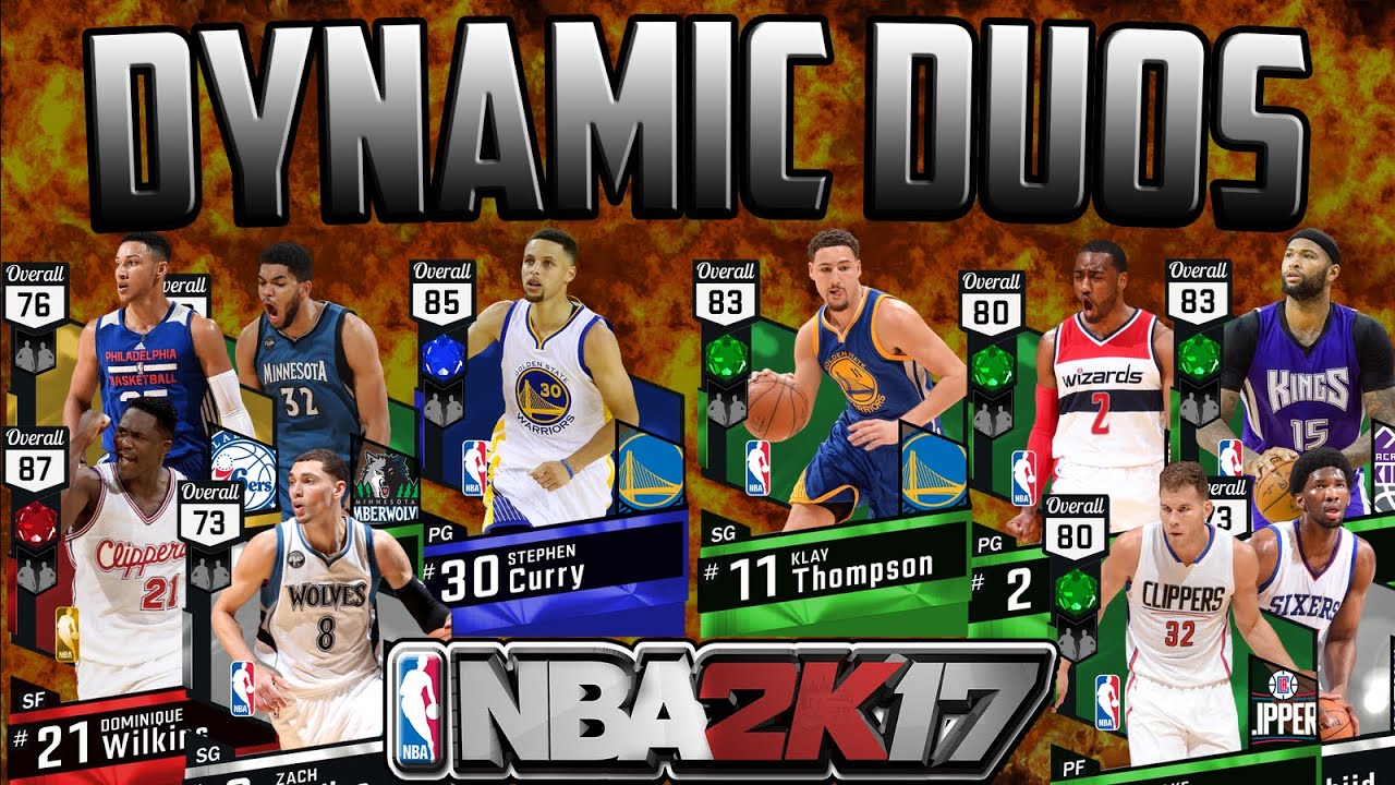 NBA2K17 MyTeam: EVERY DYNAMIC DUO!!! Some FIRE Duos Here!!! - YouTube