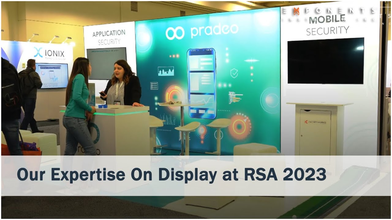 Our Expertise On Display at RSA 2023 - Exponents Insta USA - YouTube