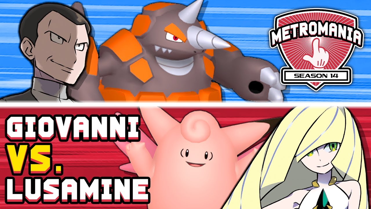 Can GIOVANNI defeat LUSAMINE with only Metronome? 👆 MetroMania S14 Heat ...