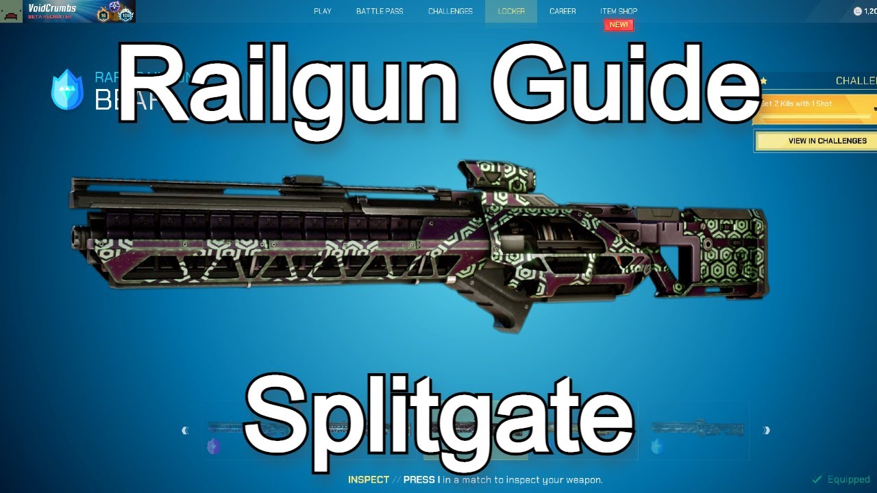 RAILGUN Guide - Splitgate - YouTube