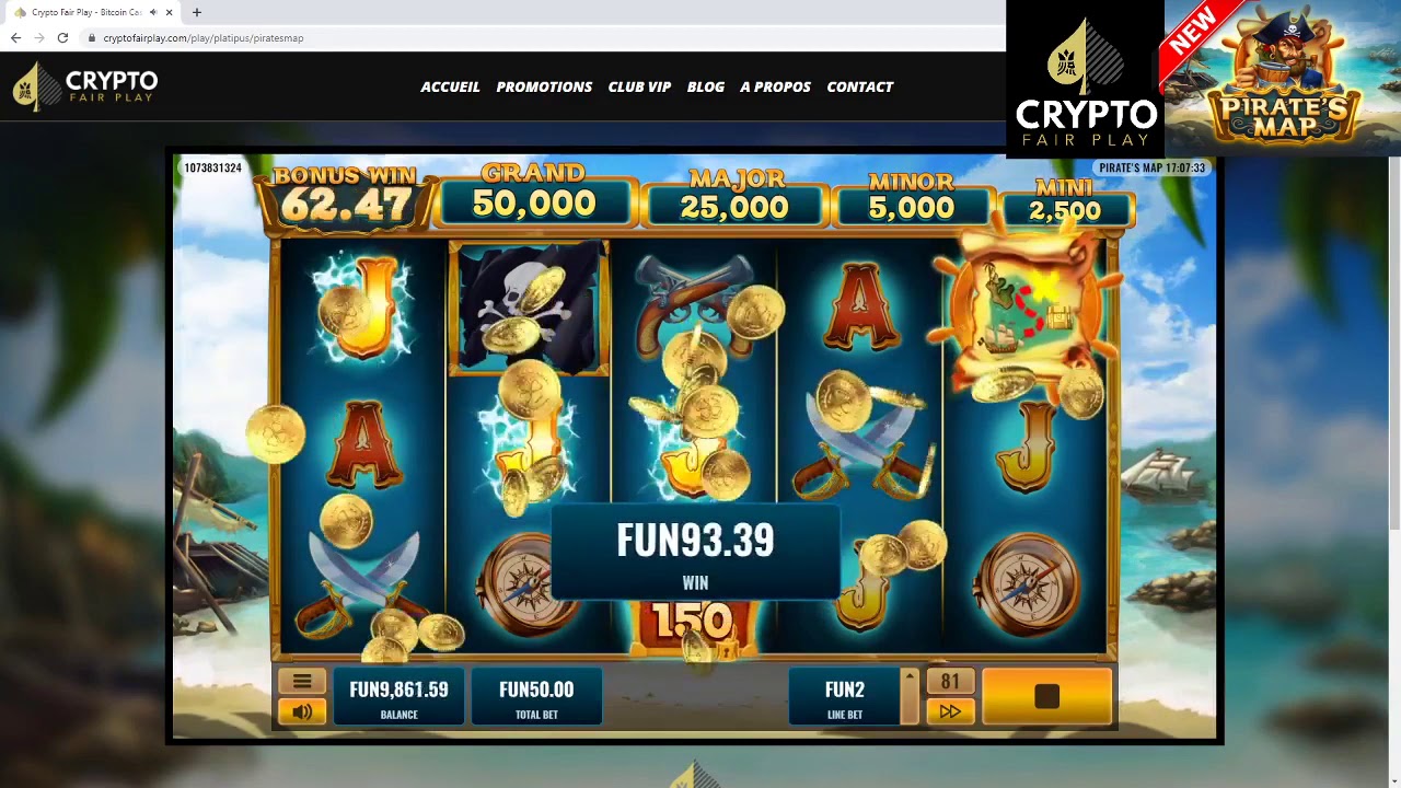 Pirates Map Slot Machine - YouTube