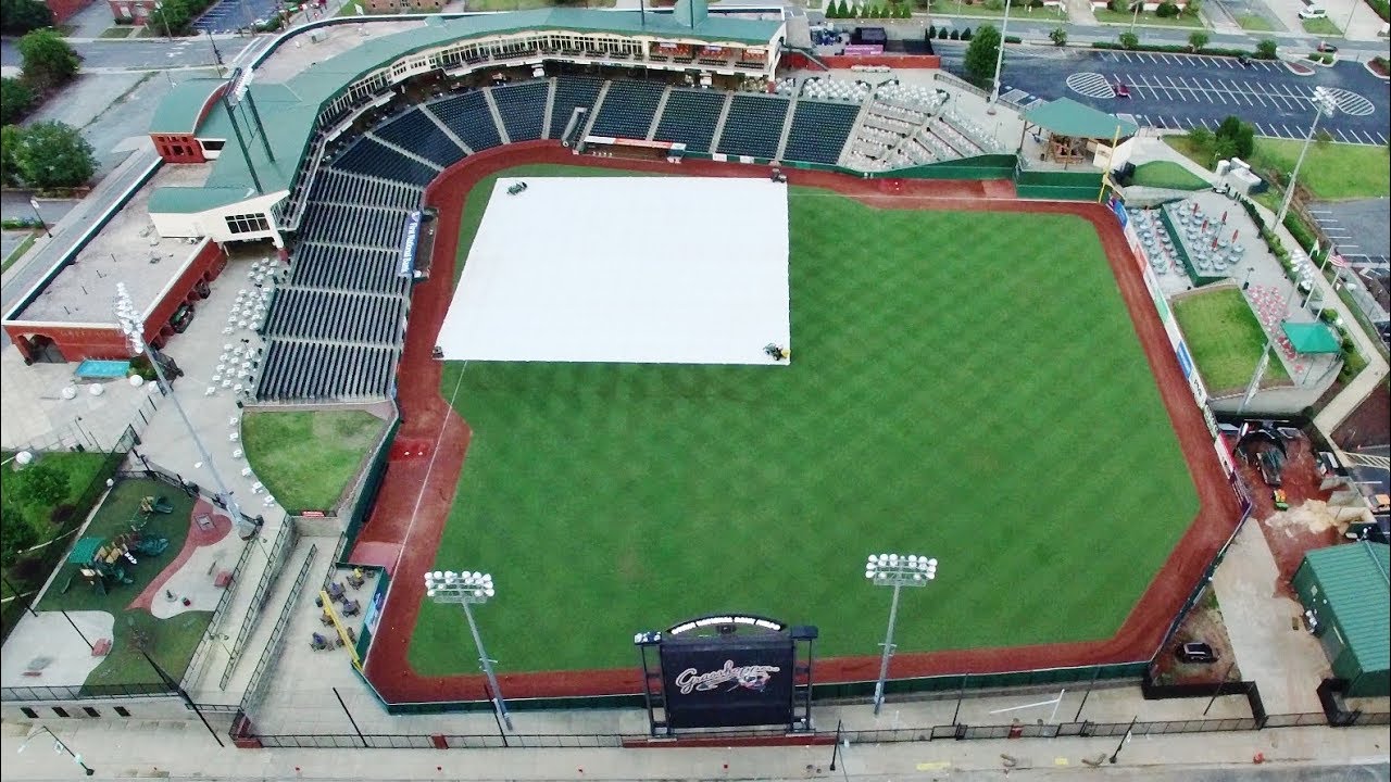 Aerial View of First National Bank Field - Home of the Greensboro ...