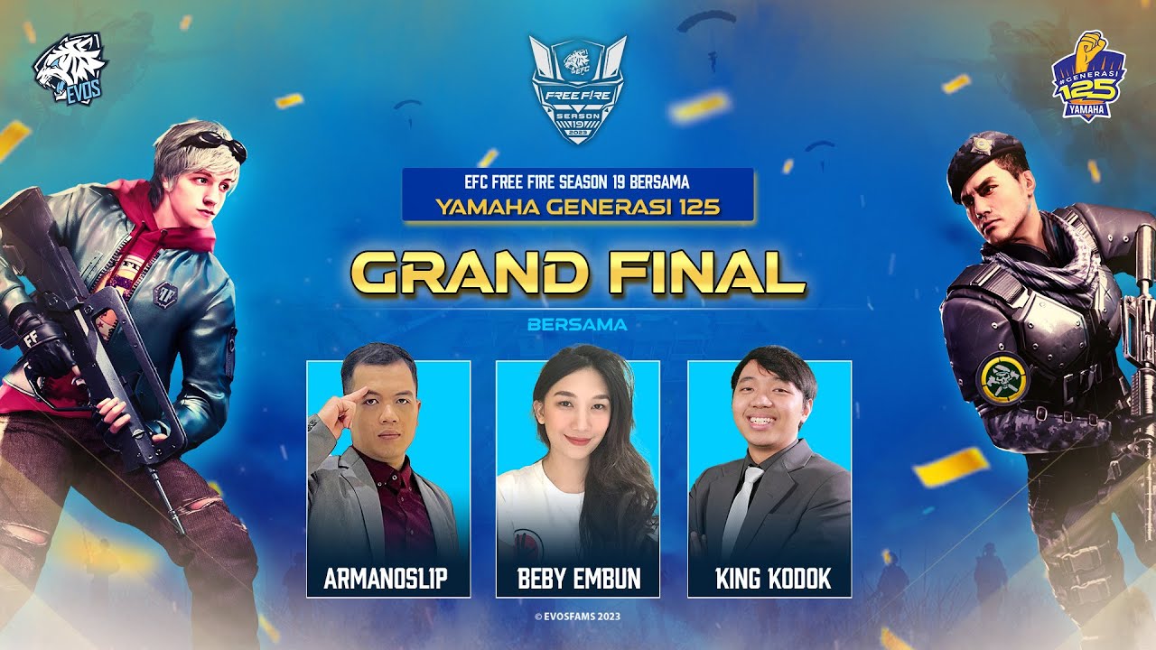 GRAND FINAL - EFC FREE FIRE SEASON 19 WITH GENERASI 125 YAMAHA - YouTube