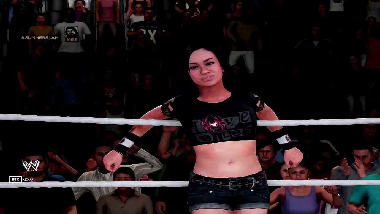 WWE2K19 - AJ Lee MOD (codex) - YouTube