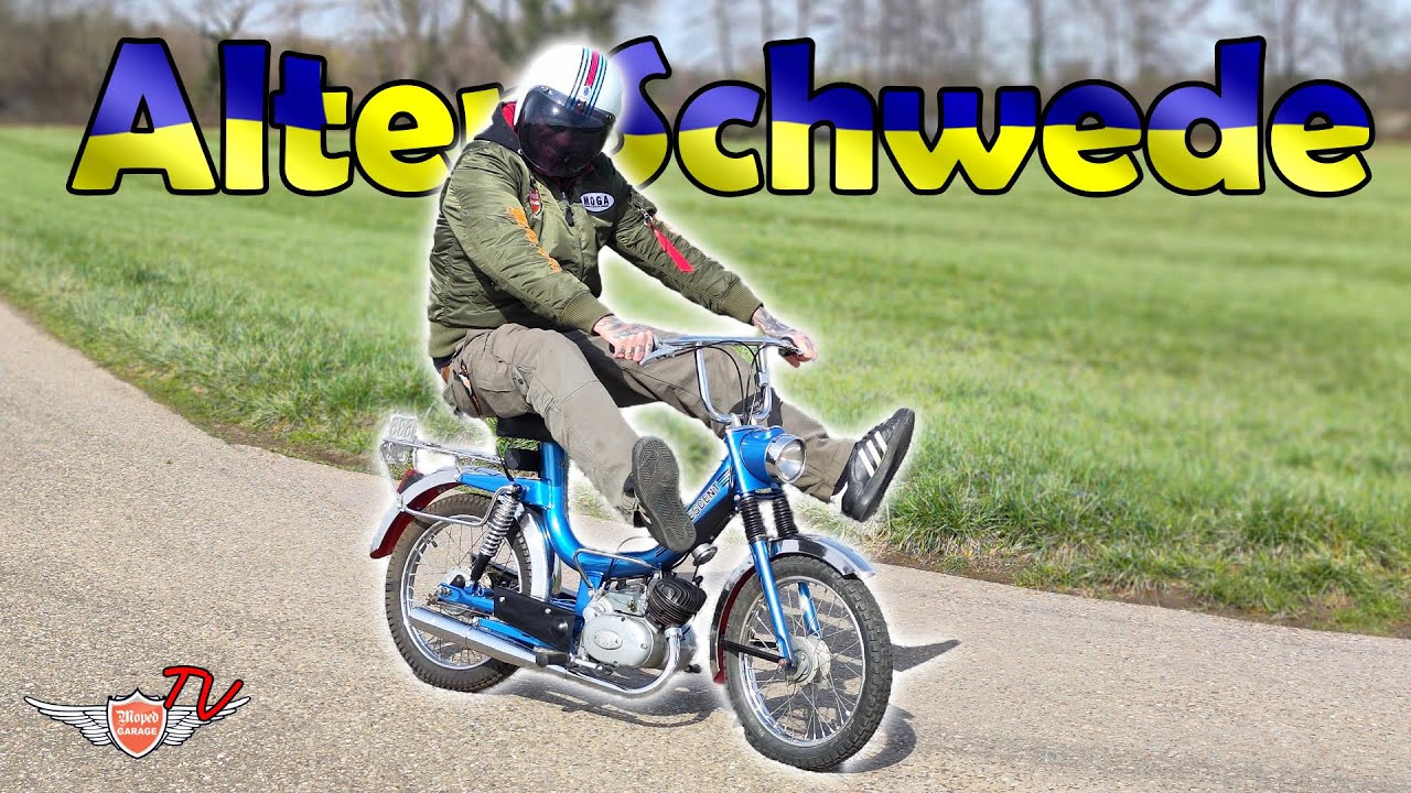 Alter Schwede, Crescent Compact Moped DER Schweden Hammer - YouTube