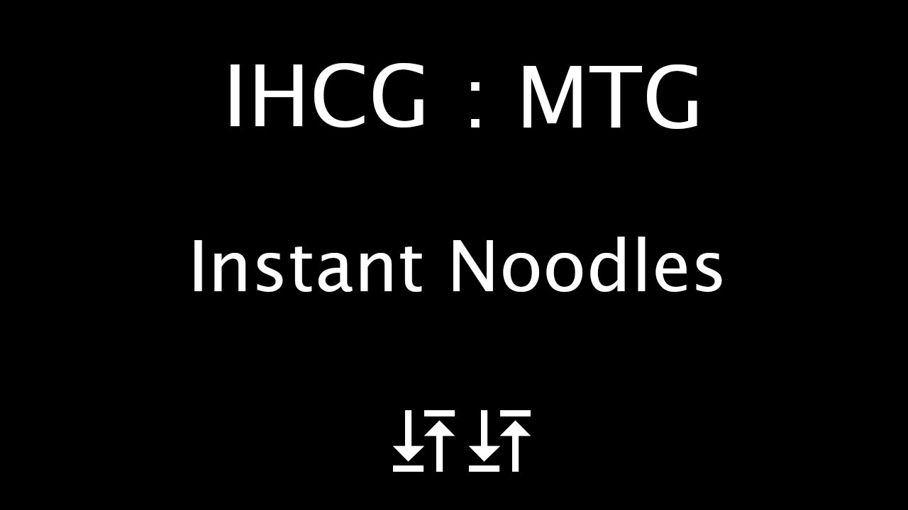 MTG - Instant Noodles - YouTube