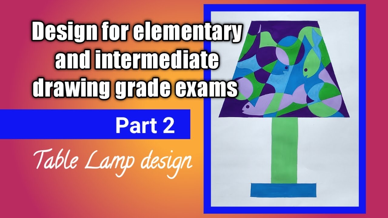 Design Table lamp Design for #elementary and #intermediate drawing ...