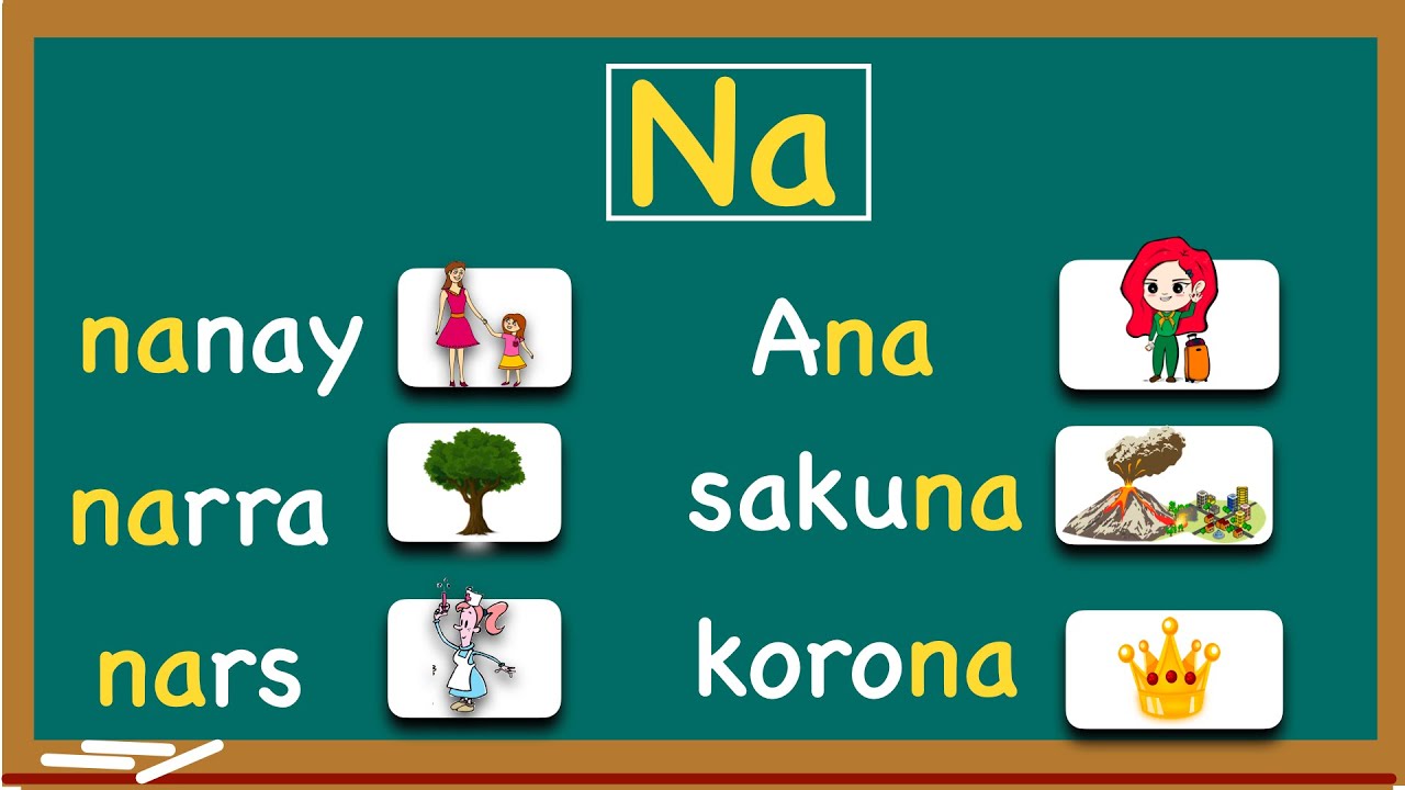 "NA"-Pantig/Tunog na may "NA" || "NA" TAGALOG LESSON FOR BEGINNERS ...